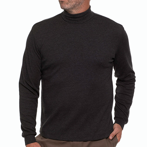 WINTERLOCK ROLL NECK SKIVVY - Mr Browns Menswear